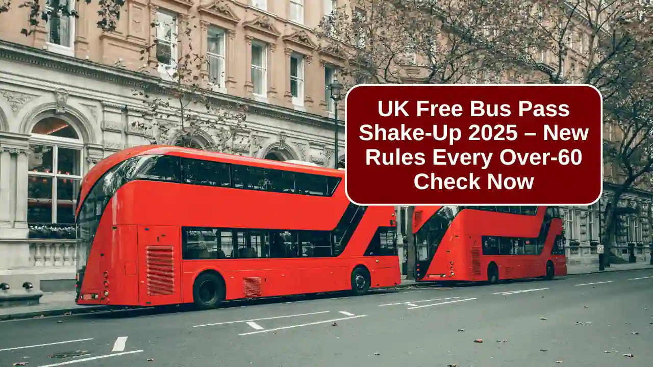 UK Free Bus Pass Shake-Up 2025 – New Rules Every Over-60 Check Now ...