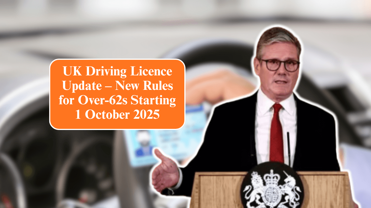 UK Driving Licence Update – New Rules for Over-62s Starting 1 October ...